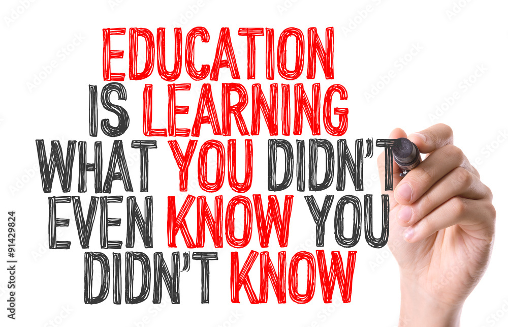 Hand writing: Education is Learning What You Didn't Even Know You Didn ...