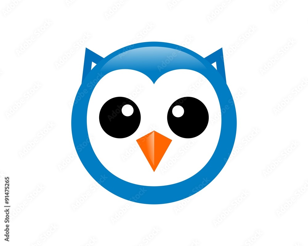 Owl app business Stock Vector | Adobe Stock