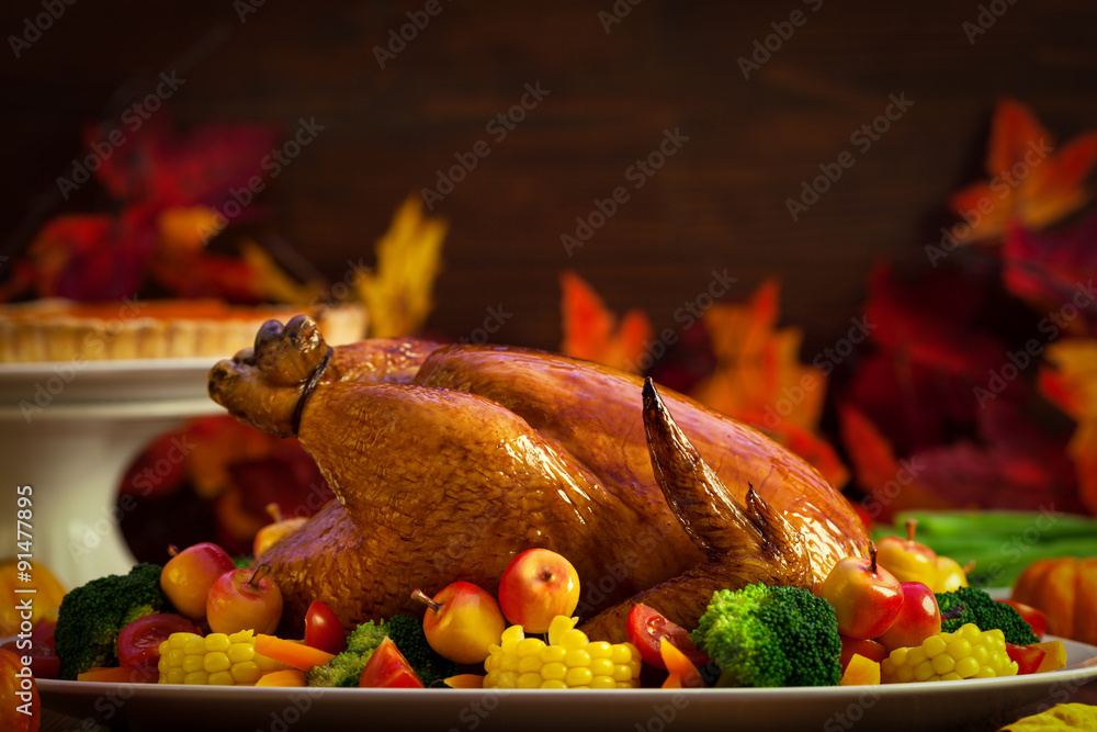 Thanksgiving Turkey Stock Photo | Adobe Stock