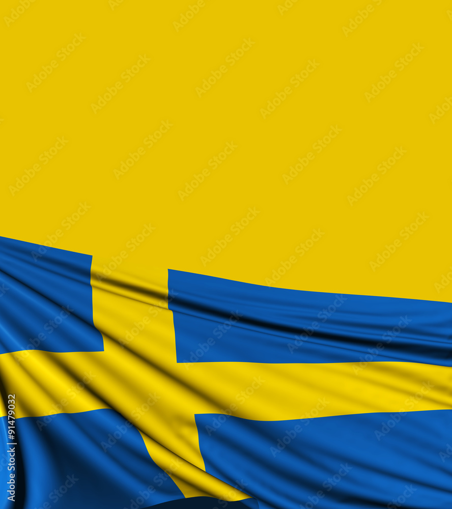 Sweden Flag, Swedish Background Stock Illustration | Adobe Stock