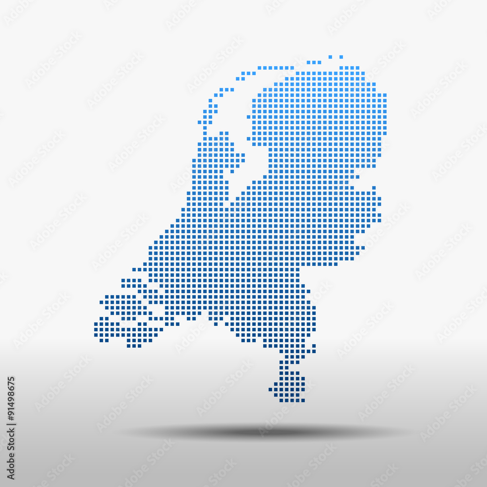 map of Netherlands Stock Vector | Adobe Stock