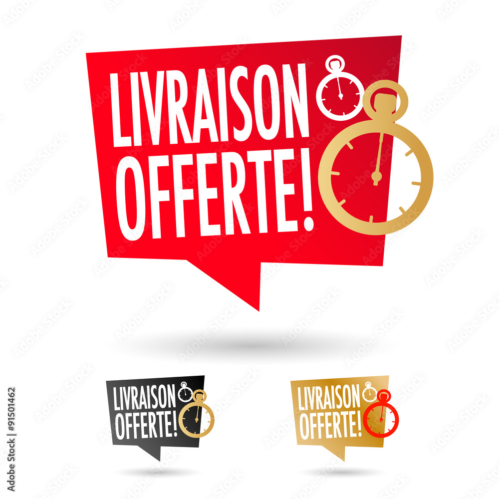 Vecteur Stock Livraison offerte | Adobe Stock