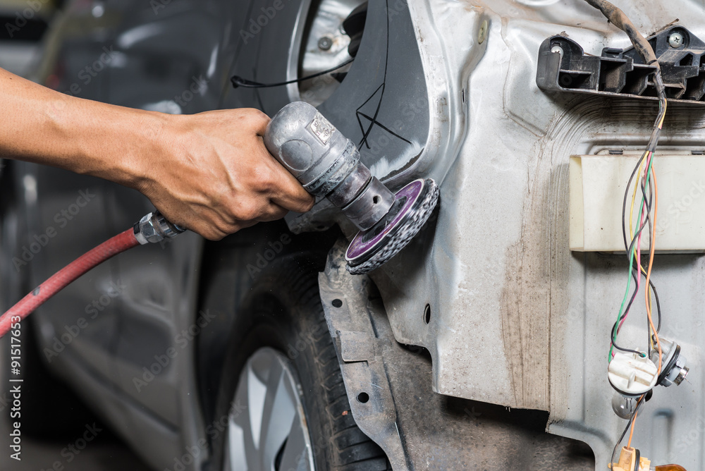 Car paint repair series Stock Photo | Adobe Stock