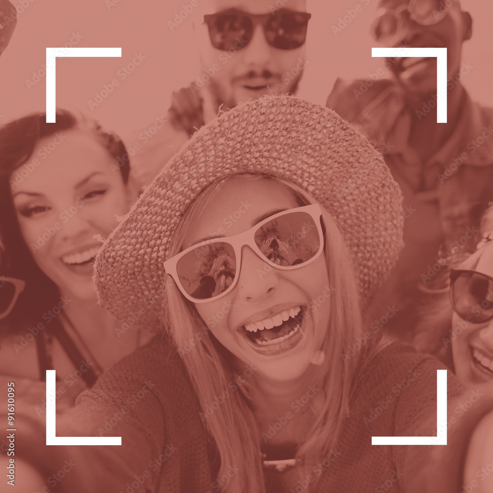 Camera Focus Frame Border Copy Space Concept Stock Photo | Adobe Stock