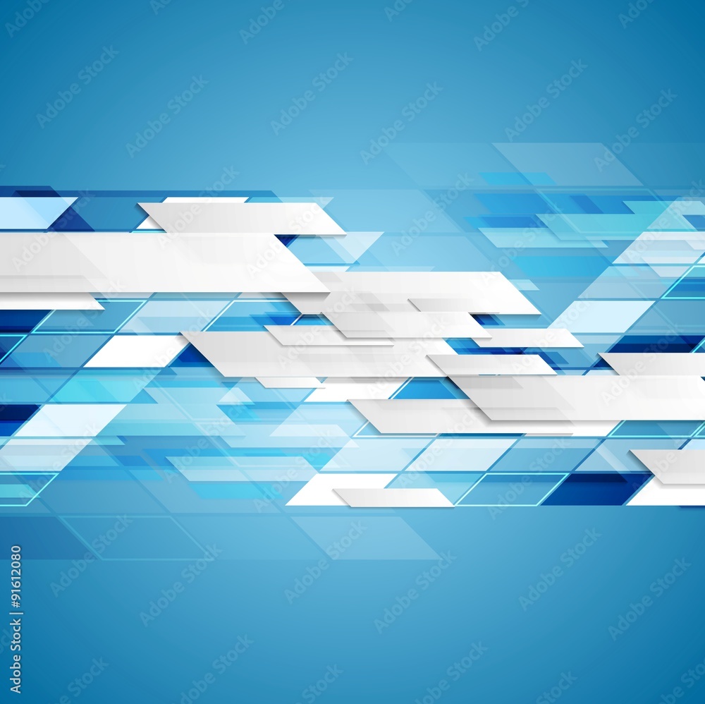 Abstract blue technology background Stock Vector | Adobe Stock