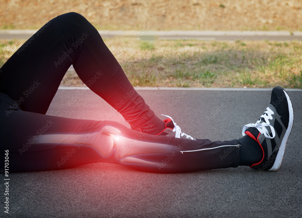 Fotografia do Stock: Knee injury | Adobe Stock