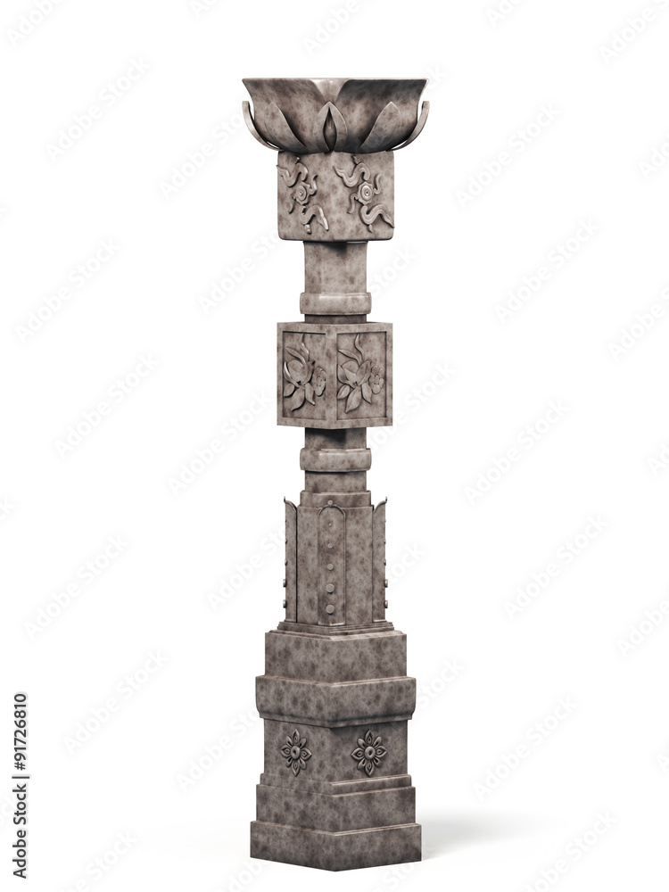 Indian Column Stock Illustration | Adobe Stock