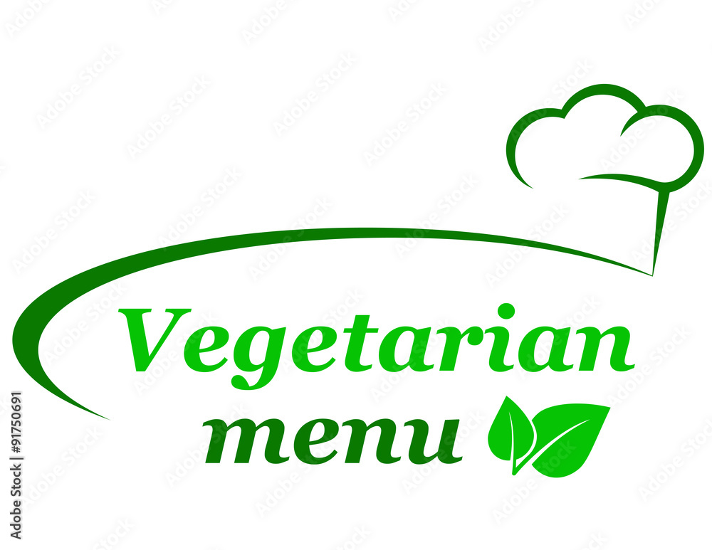 vegetarian menu background Stock-Vektorgrafik | Adobe Stock