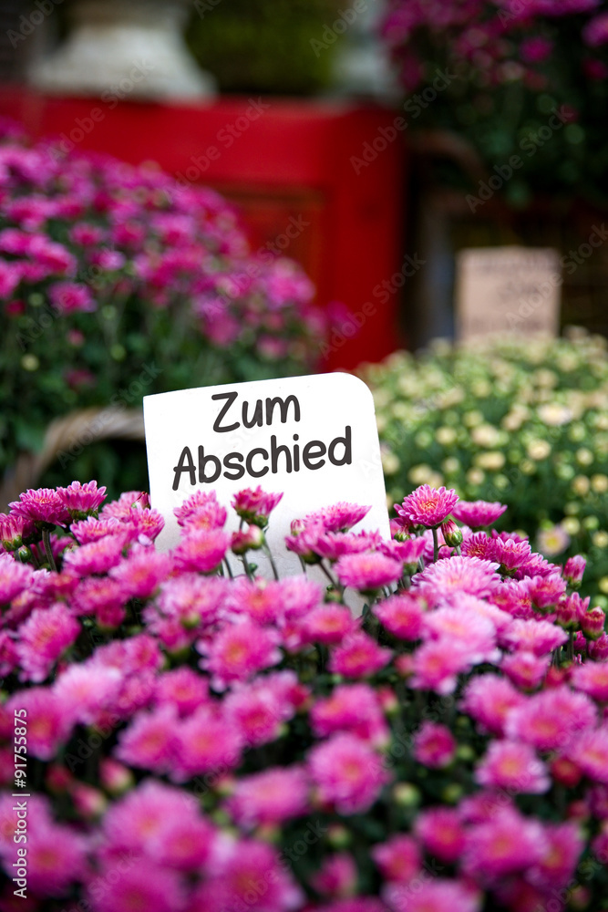 Zum Abschied Stock Photo | Adobe Stock