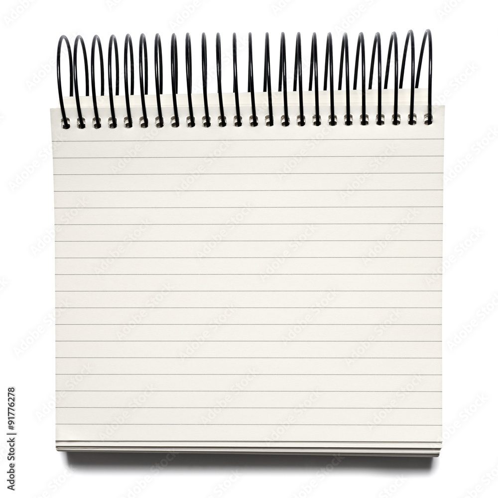 Notepad isolated Stock Photo | Adobe Stock