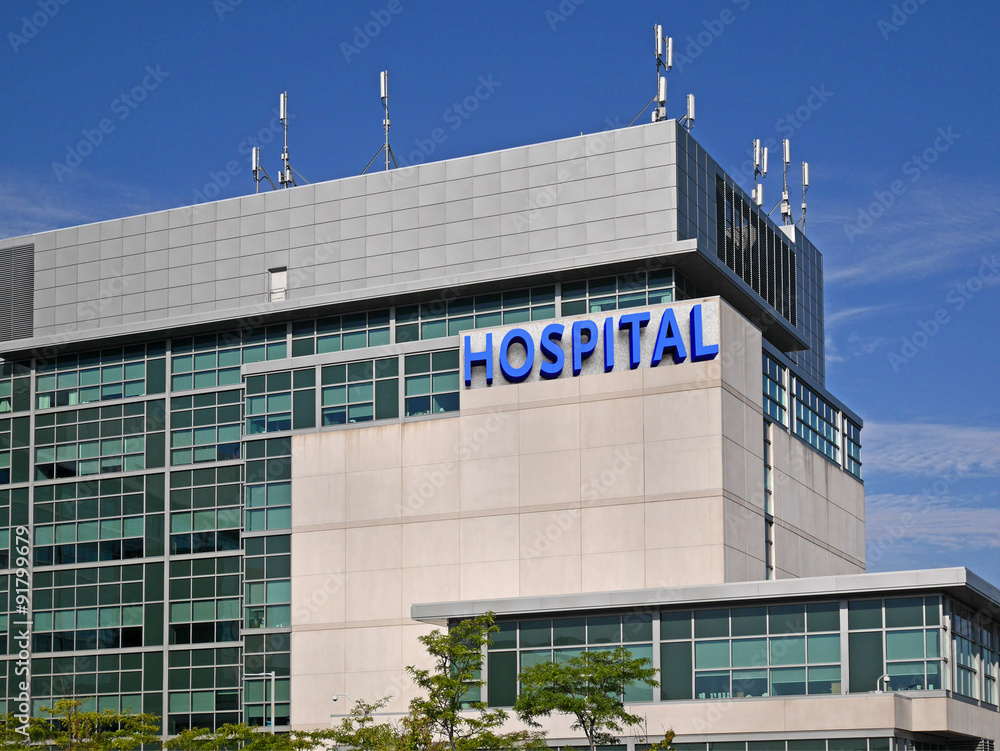 modern hospital style building Stock Photo | Adobe Stock