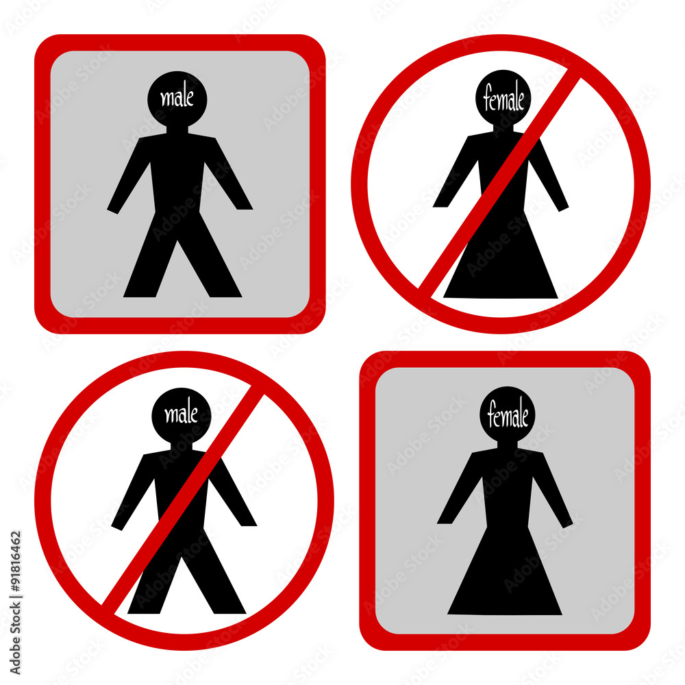 Female Sign Vector
