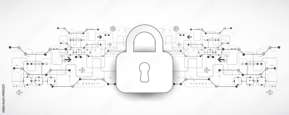 Protection program code. Stock Vector | Adobe Stock