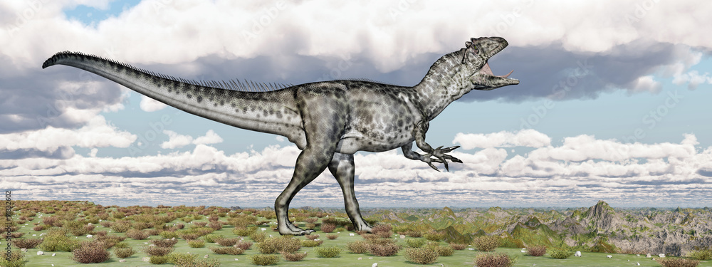 Dinosaur Allosaurus Stock Illustration | Adobe Stock