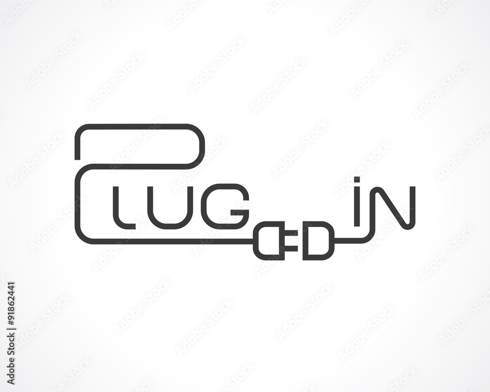 plug in Stock Vector | Adobe Stock