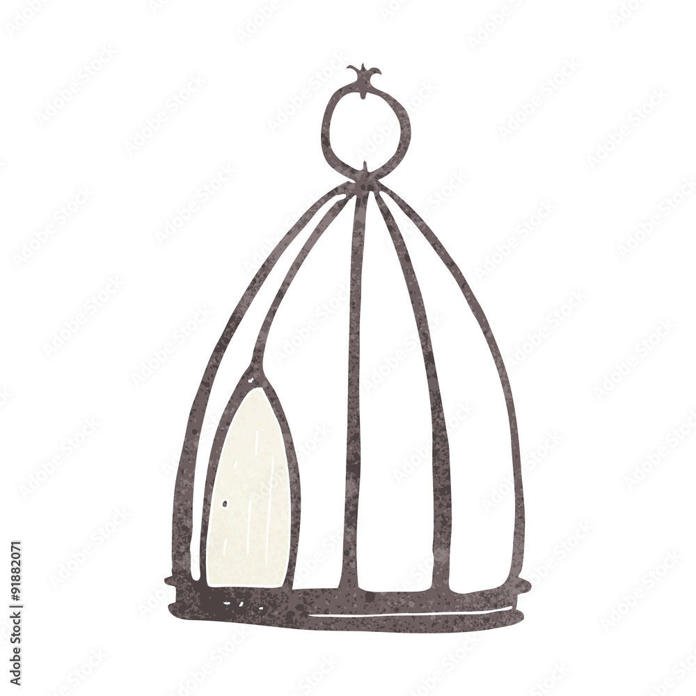 cartoon bird cage Stock Vector | Adobe Stock