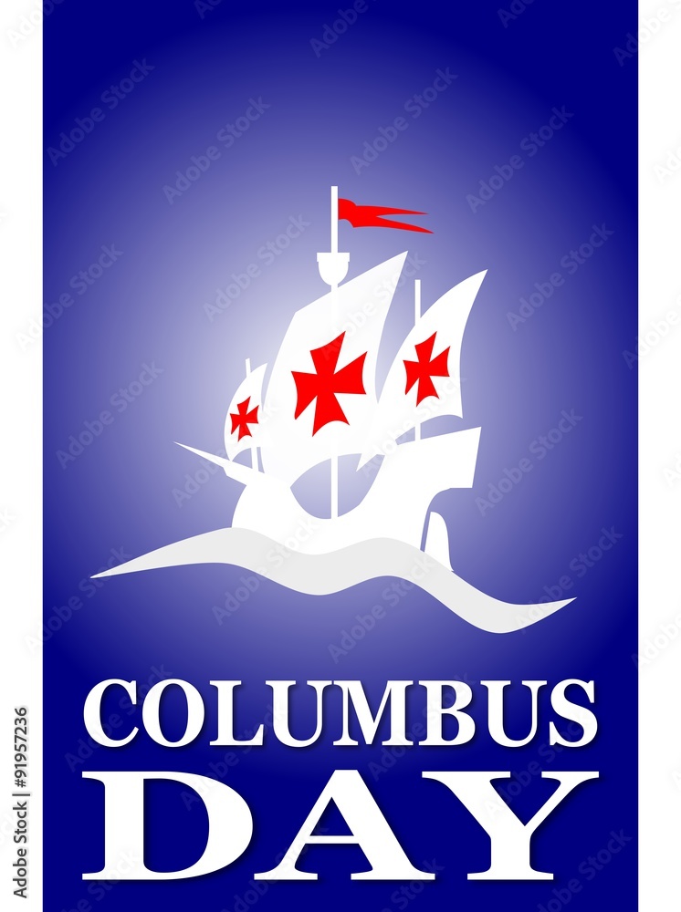 Columbus Day Stock Illustration | Adobe Stock