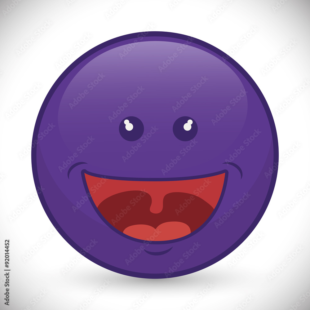 Vetor do Stock: Funny cartoon face | Adobe Stock