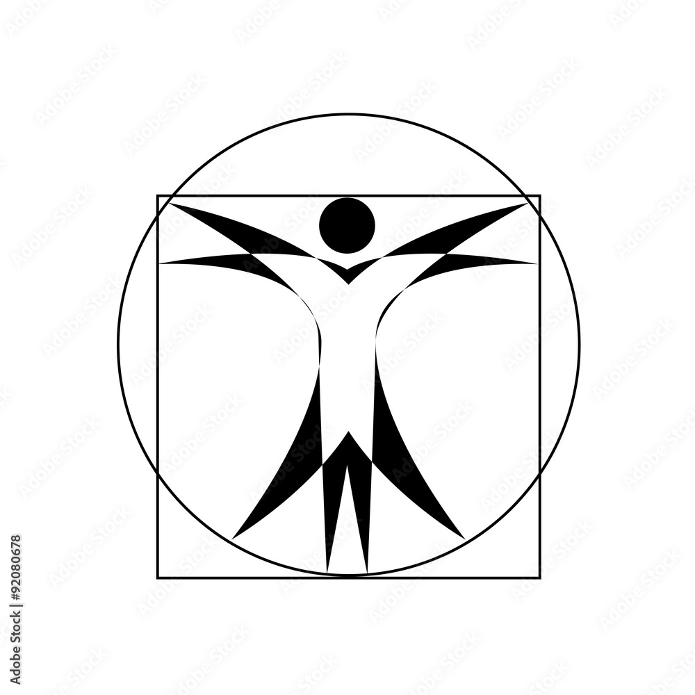 Vector concept Leonardo da Vinci Stock Vector | Adobe Stock