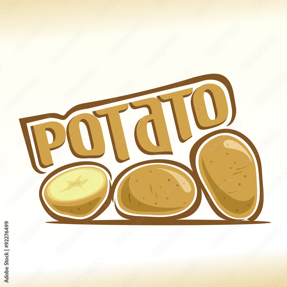 Vector illustration on the theme of potato Stock Vector | Adobe Stock