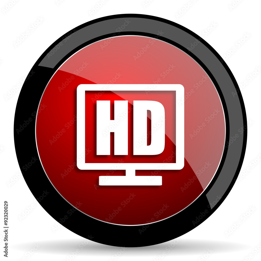 hd display red circle glossy web icon on white background - set440 ... hd display red circle glossy web icon on white background - set440 ...
