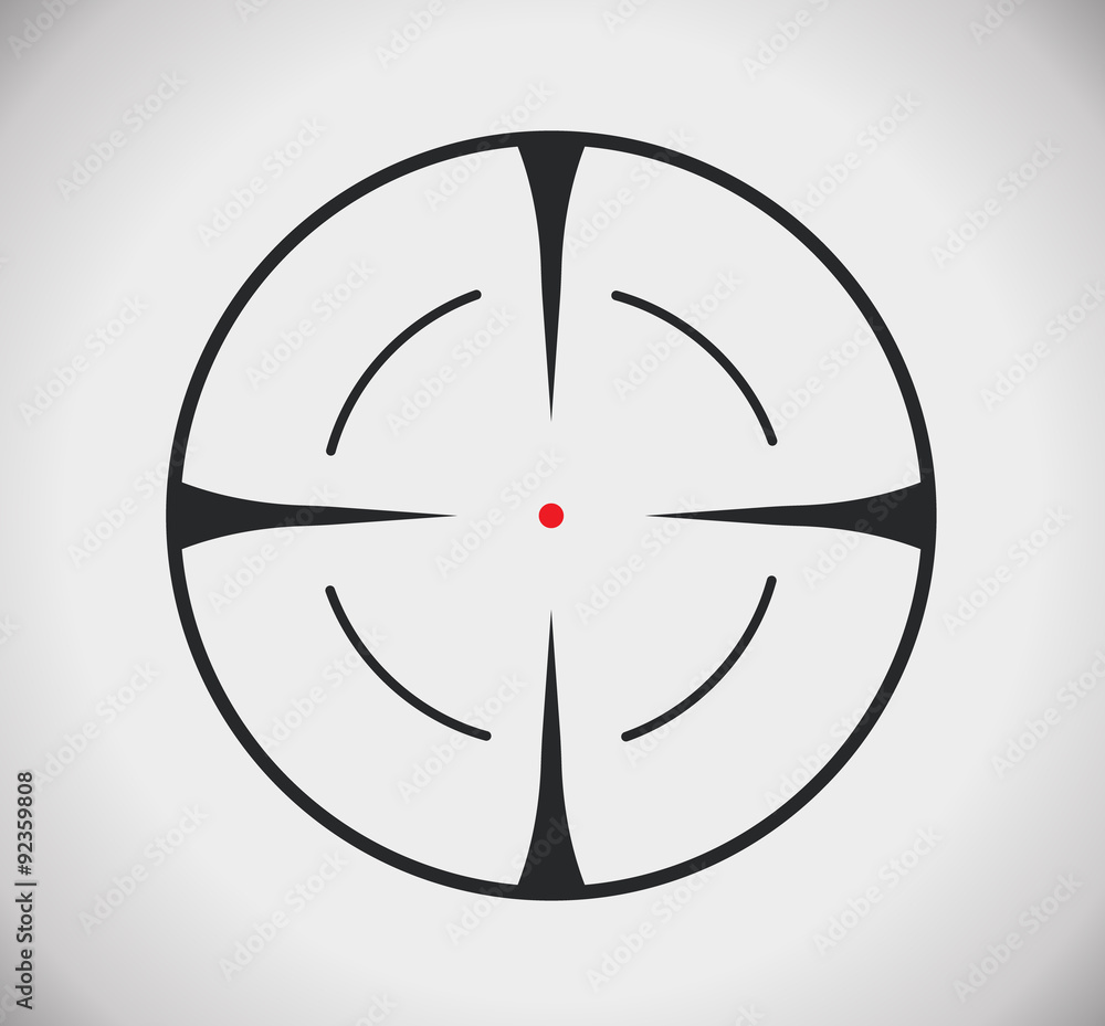 Crosshair, reticle, viewfinder, target graphics Stock Vector | Adobe Stock