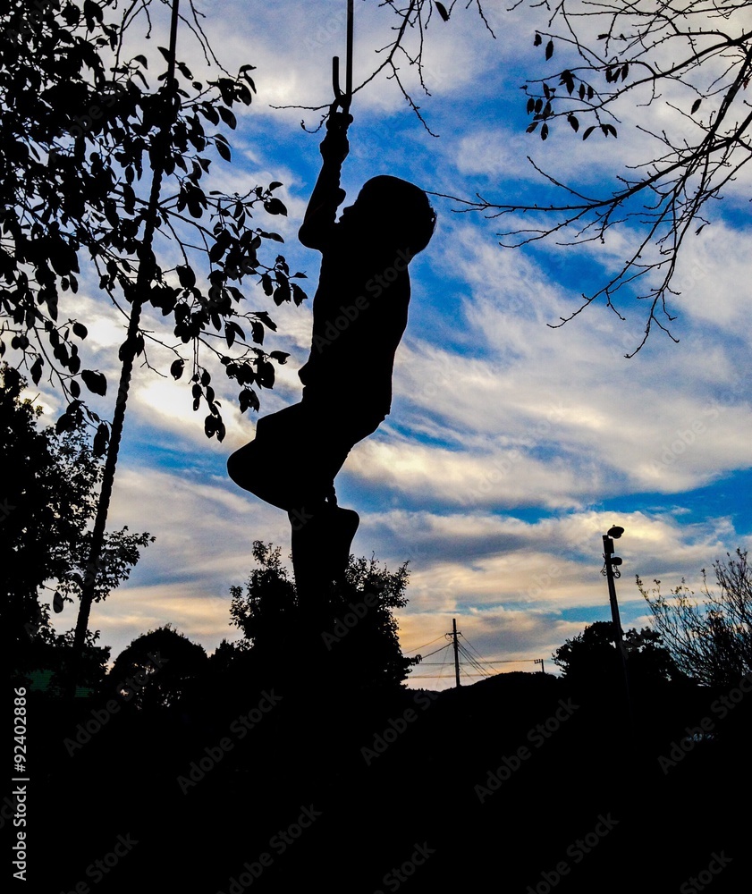 Shin up to sky Stock Photo | Adobe Stock