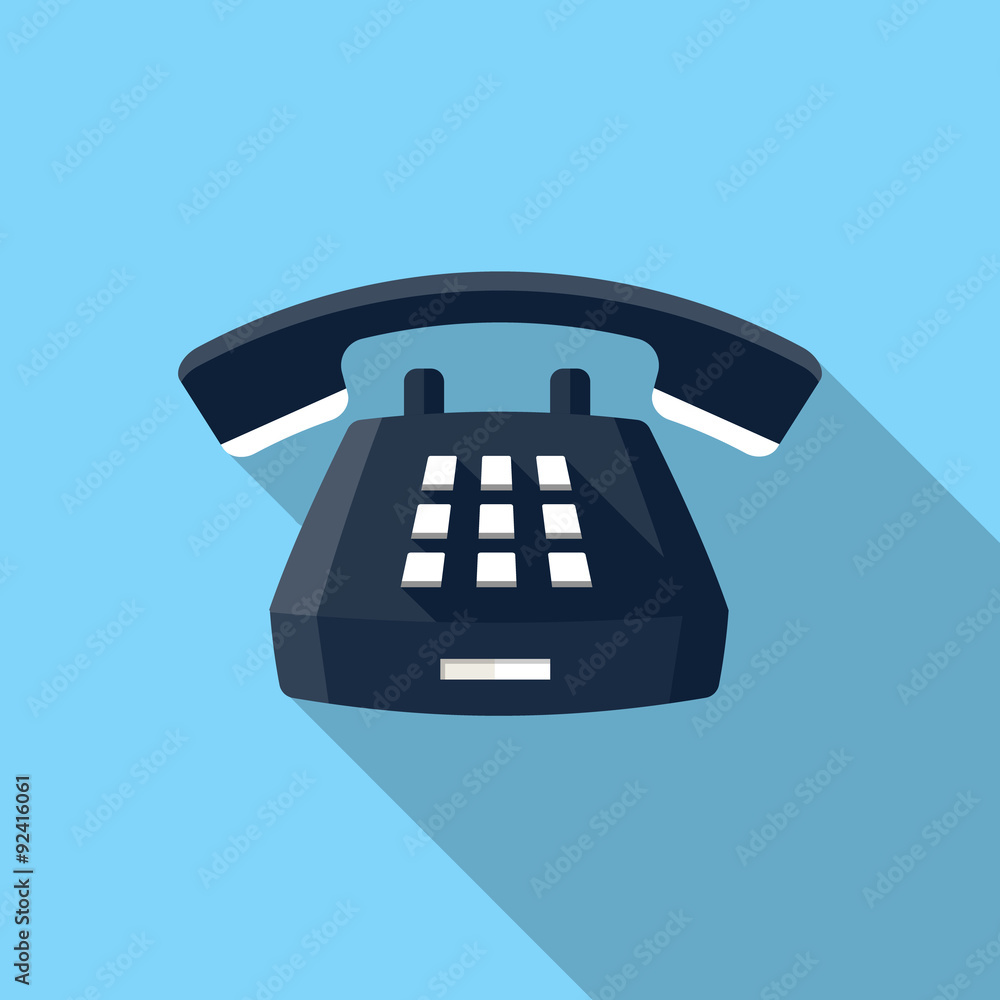 Desk Phone icon vector de Stock | Adobe Stock