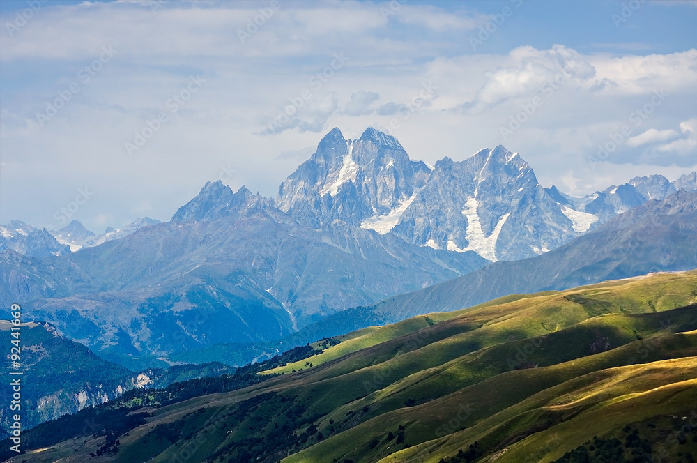 Caucasus landscape Stock Photo | Adobe Stock