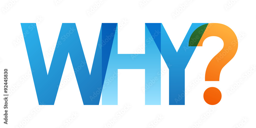 "WHY?" Vector Overlapping Letters Icon Stock Vector | Adobe Stock