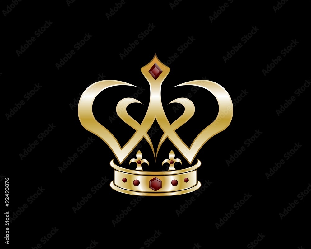 King crown Stock Vector | Adobe Stock