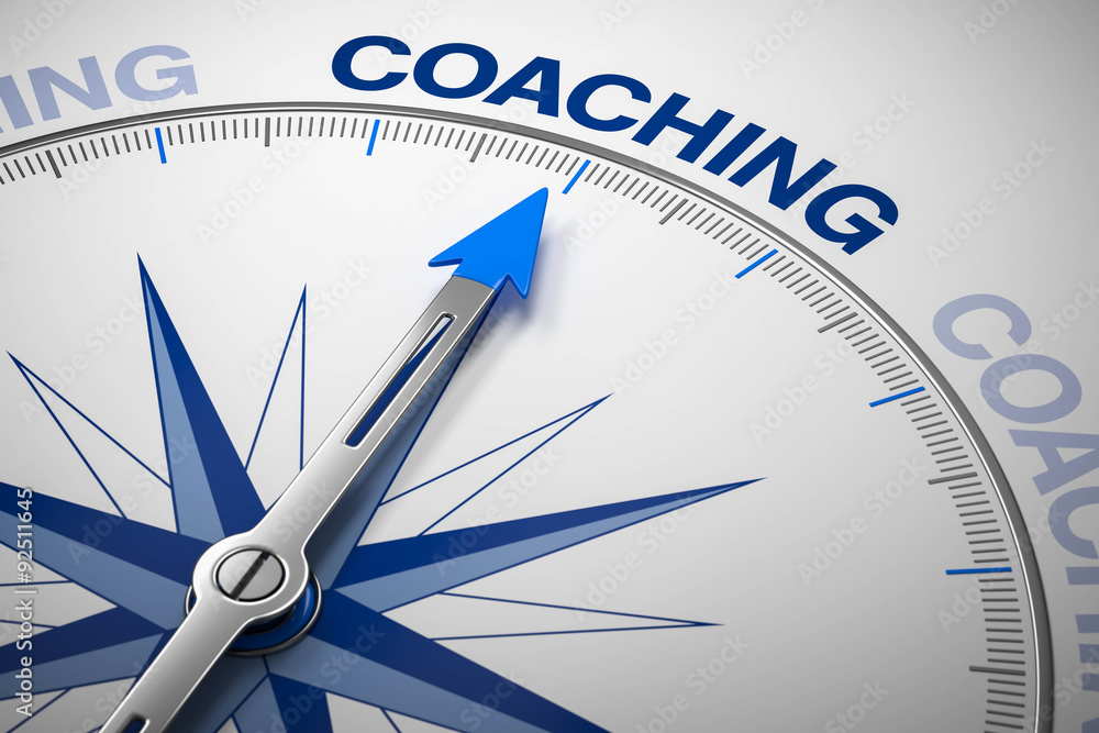 3d Kompass Coaching Stock-Illustration | Adobe Stock