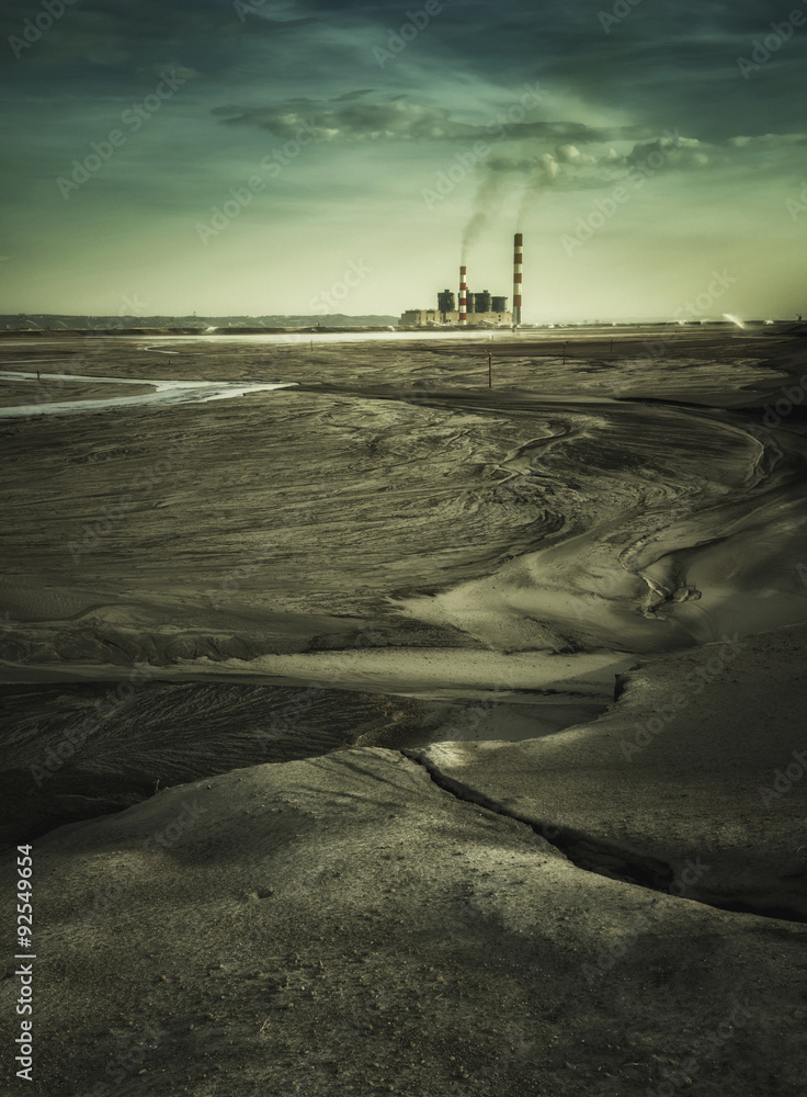 A land of ash. Hundreds of square miles covered with lifeless ash. Ash ...