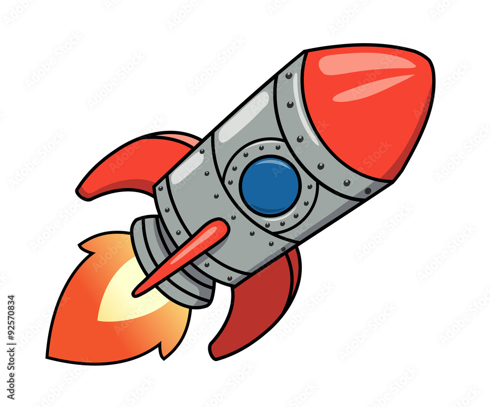 Rocketship Cartoon