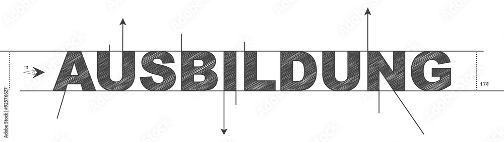Technische Zeichnung | Ausbildung Stock Vector | Adobe Stock