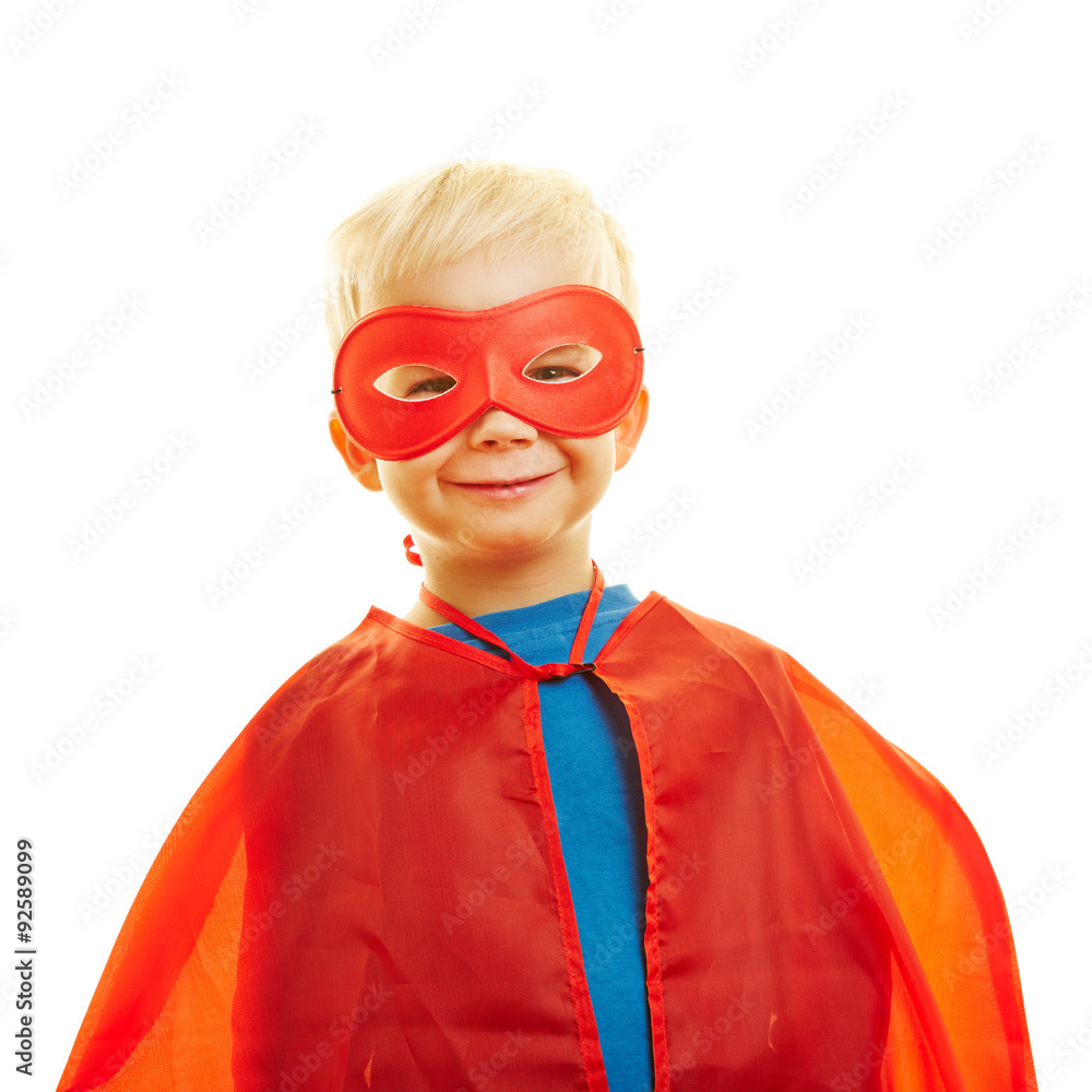 Kind als Superheld verkleidet Stock Photo | Adobe Stock