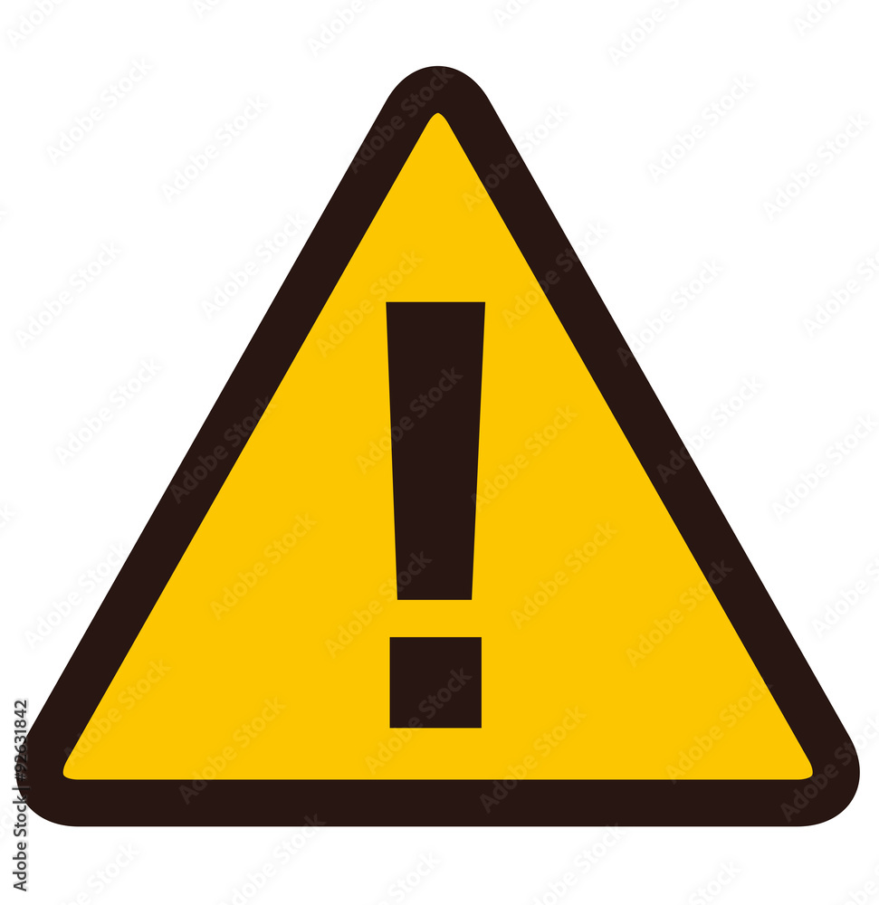 warning sign Vector vector de Stock | Adobe Stock