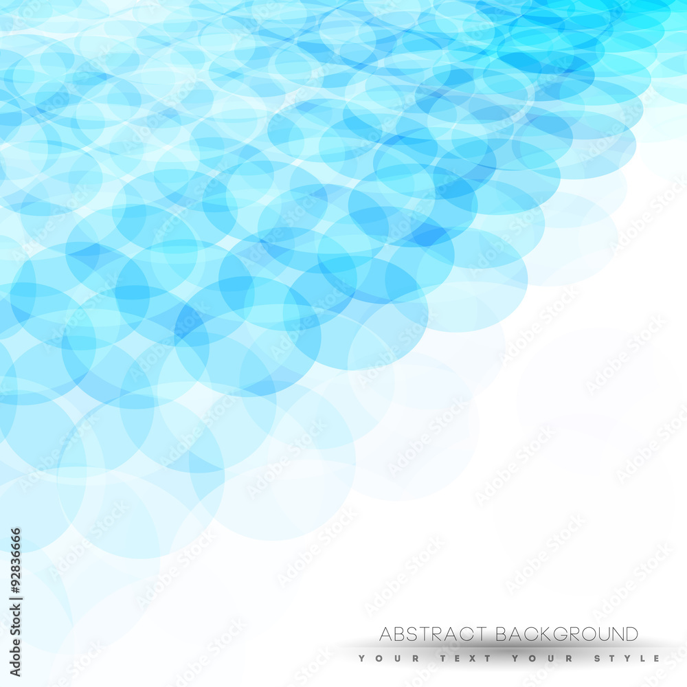 Abstract blue transparent and perspective background Stock Vector ...