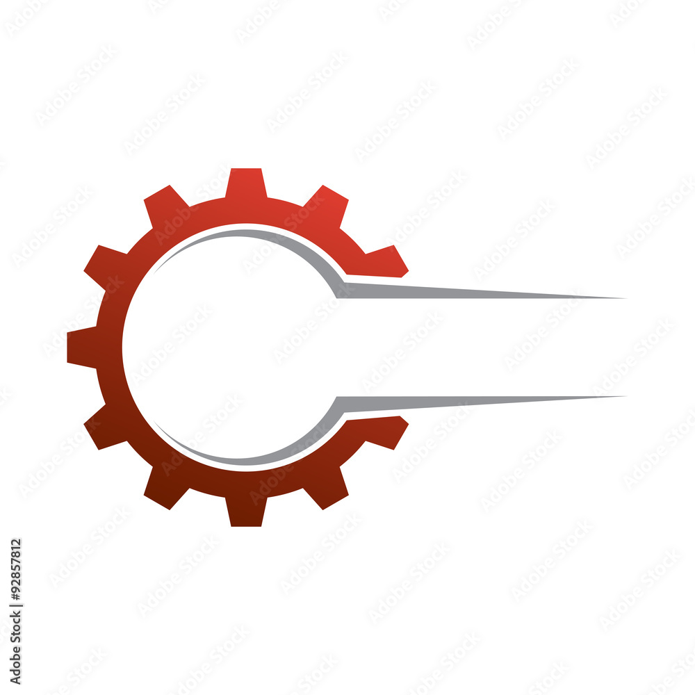 Gear Logo Stock Vector | Adobe Stock