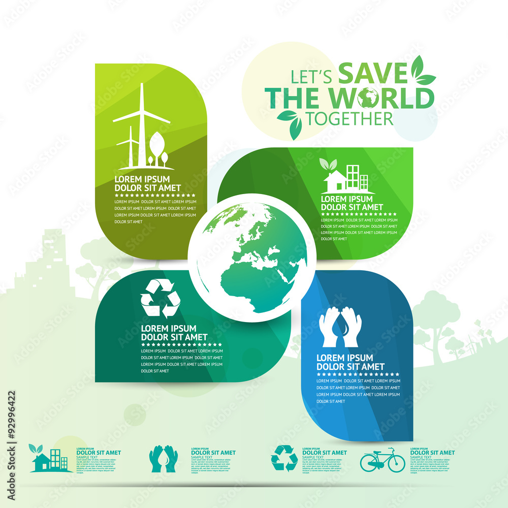 Vector illustration of Environment Stock Vector | Adobe Stock