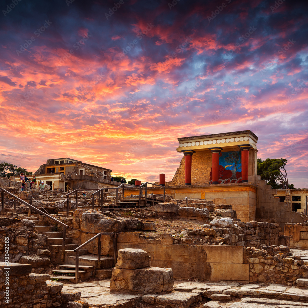 Knoss palase on the Crete,Greece Stock Photo | Adobe Stock