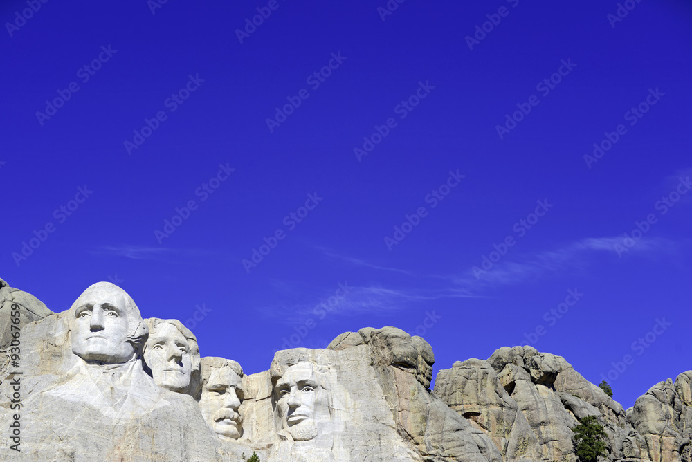 Mount Rushmore National Memorial, symbol of America located in the ...