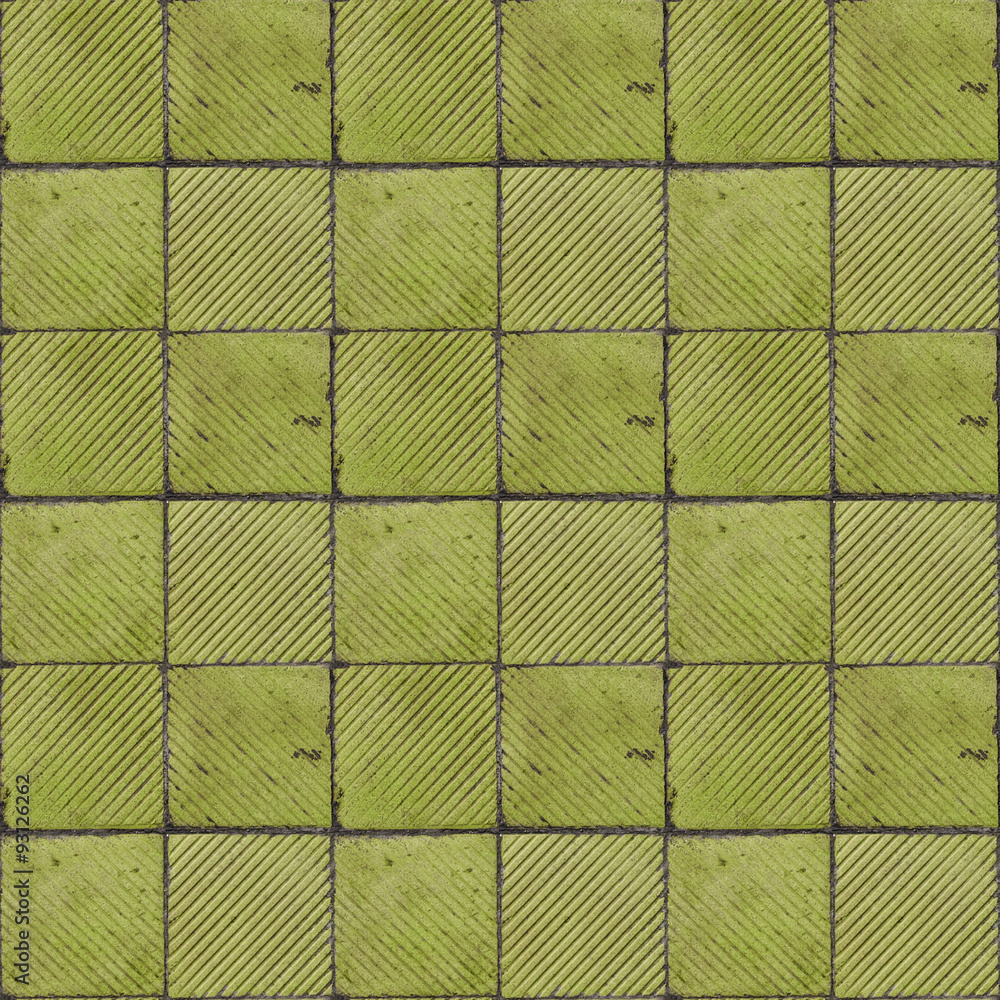 yellow ribbed tile on the floor and wall seamless tiled texture Stock ...