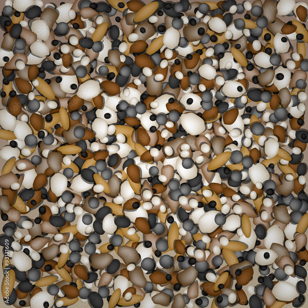Pebbles background for design and decorate. Stock Vector | Adobe Stock