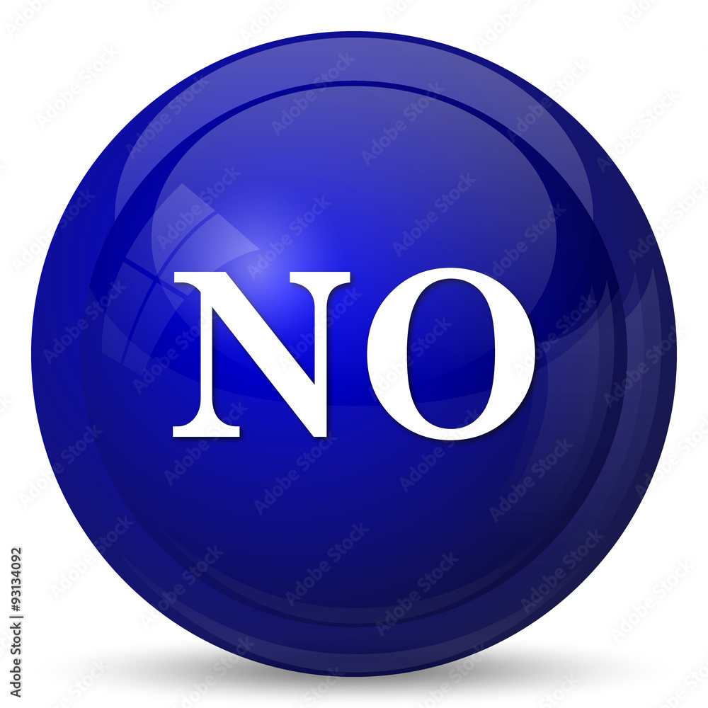 No icon Stock Illustration | Adobe Stock