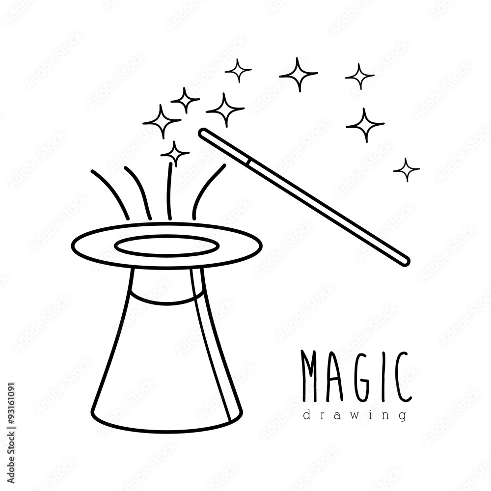 Magic graphic design Stock Vector | Adobe Stock