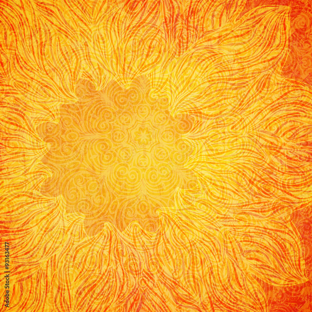 Bright orange background Stock Vector | Adobe Stock