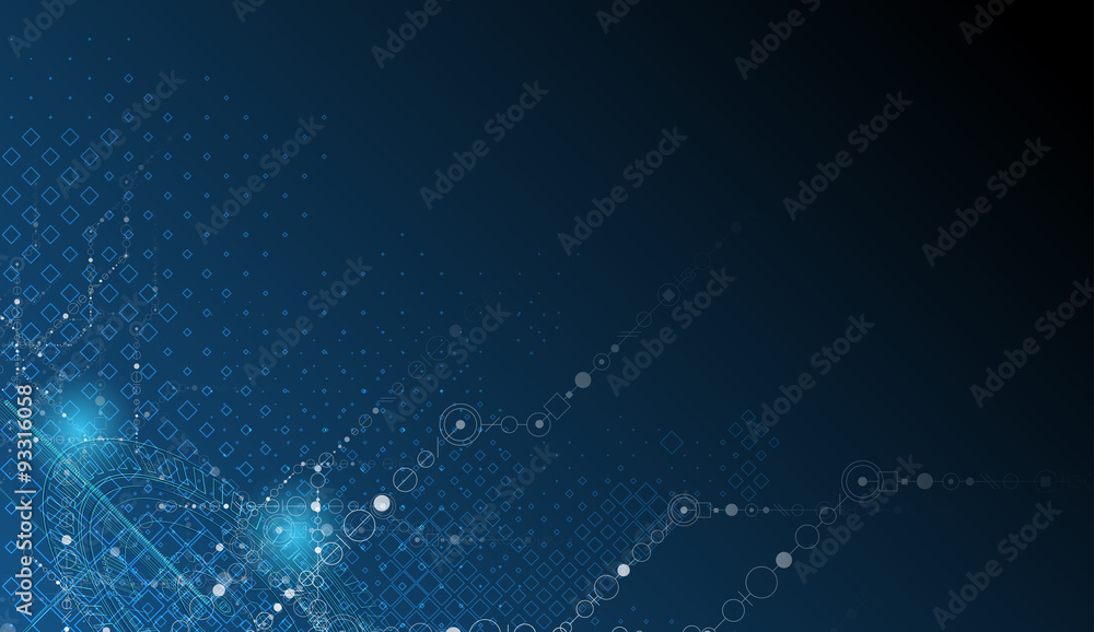 New Technology business background Stock Vector | Adobe Stock