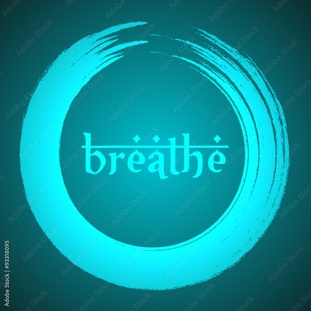 Vector Zen Circle Illustration Stock Vector | Adobe Stock