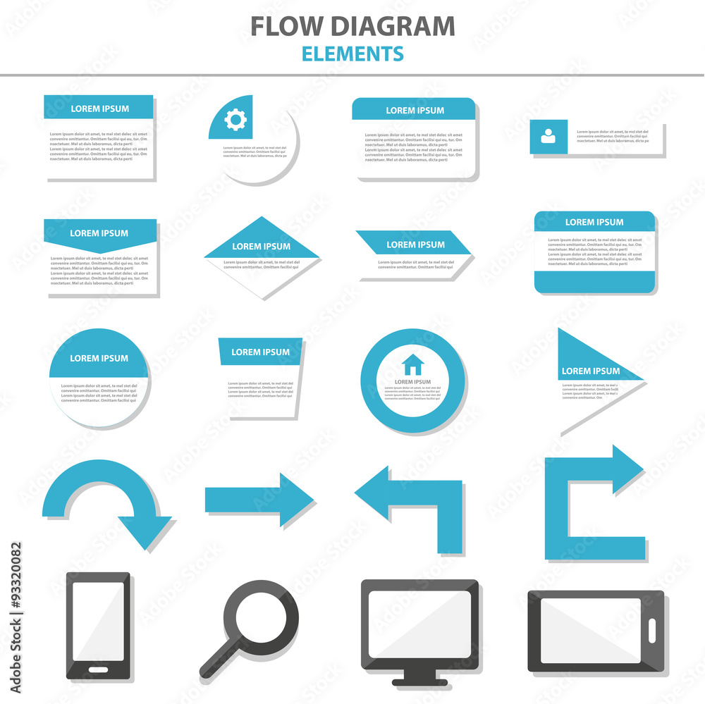 Flow chart Multipurpose Infographic elements and icon presentation ...